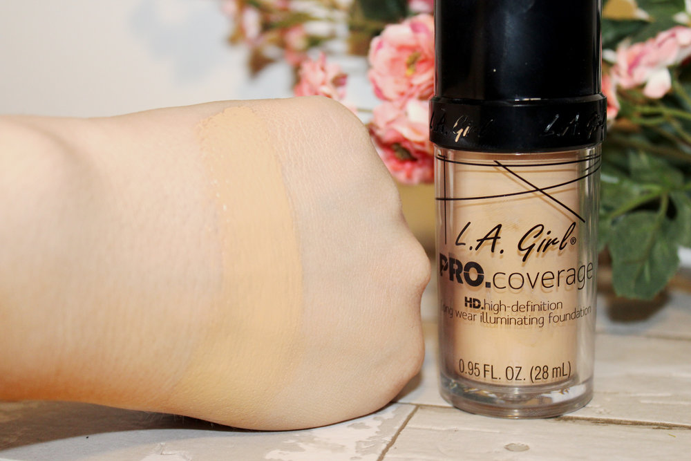 L.A. Girl PRO Coverage HD Long Wear Illuminating Foundation Review ...