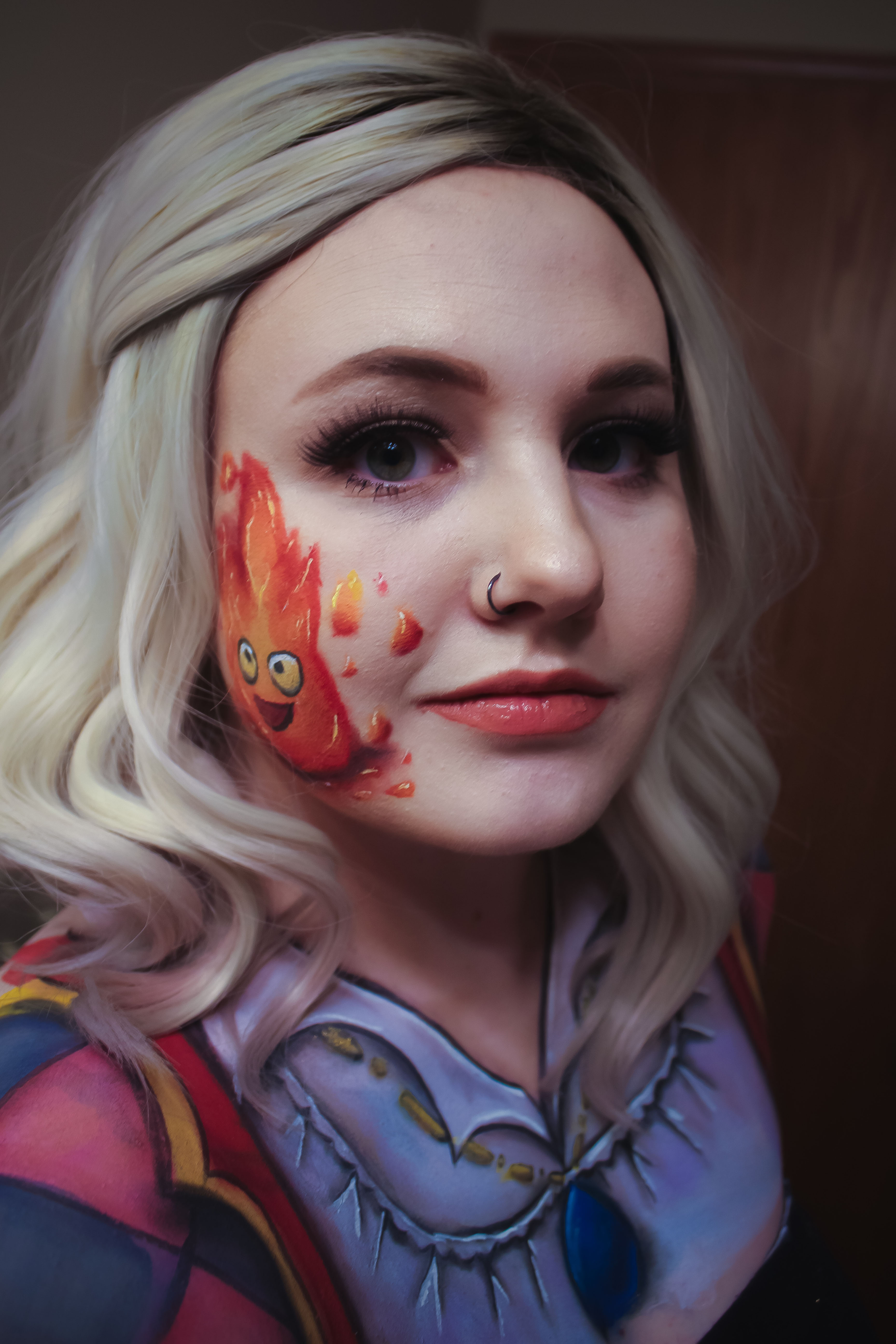 Howl Pendragon with Calcifer from Howl’s Moving Castle Body Paint - Mae ...